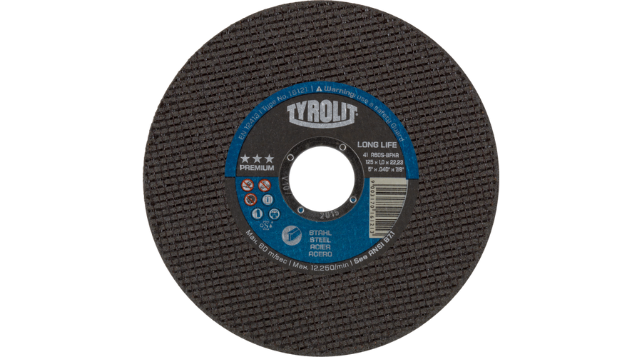 Tyrolit 125x1x22,23 Steel Premium - Tyrolit - Globtools Kft - Minden ...